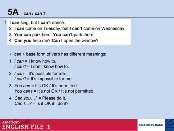 Can or Cannot | PPT