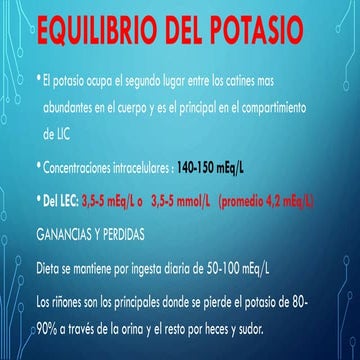 Electrolitos | PPTX