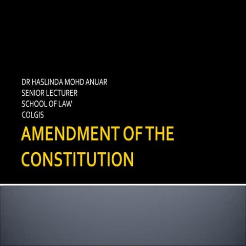 5 amendment | PPT
