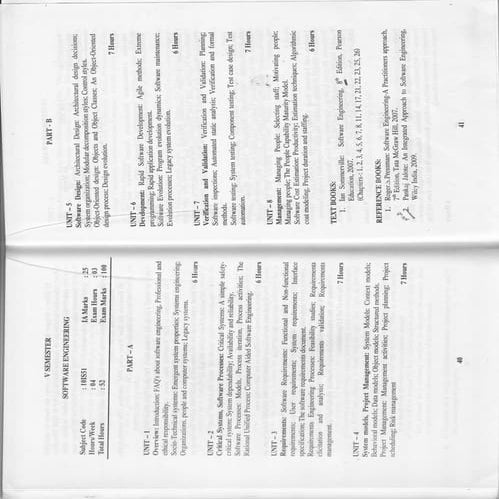 5th and 6th semester Computer science and Information science ...