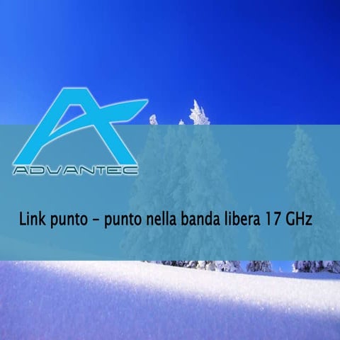 Link PTP nella banda 17GHz | PPTX