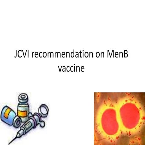 JVCI recommendation on Men vaccine | PPTX