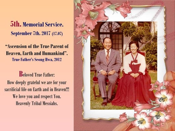 1. 9th True Father's Memorial Service. | PDF