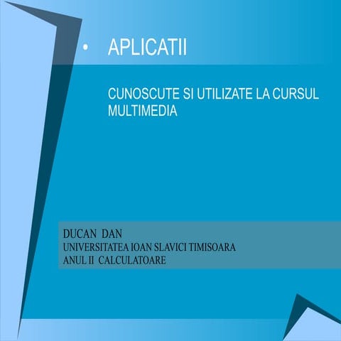 5 aplicatii | PPT