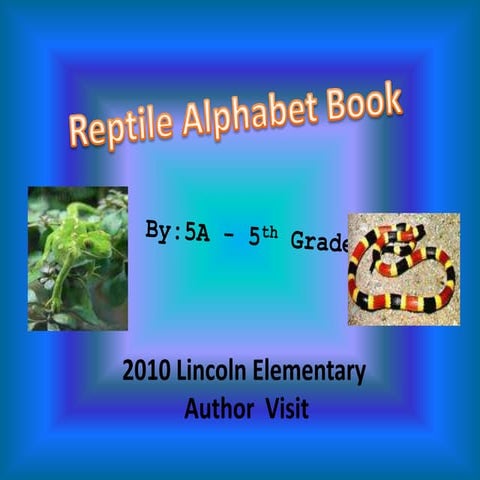 5 A Reptile Book | PPT