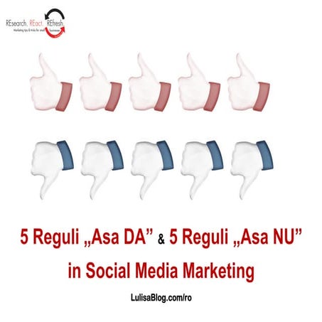 5 "asa DA" si 5 "asa NU" in Social Media Marketing | PDF