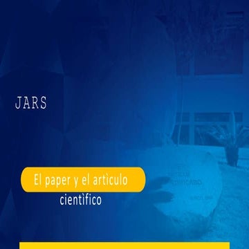 5a sesiòn - La JARS (El paper y el articulo cientifico) (2).pptx