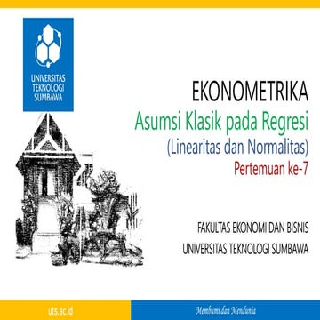 5 Asumsi Klasik (Lineraritas & Normalitas).pdf