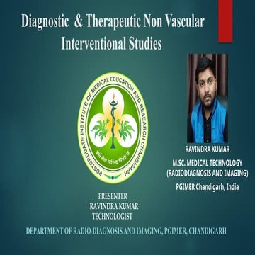 5B.DIAGNOSTIC AND THERAPEUTIC NON VASCULAR INTERVENTIONAL STUDIES -by ...