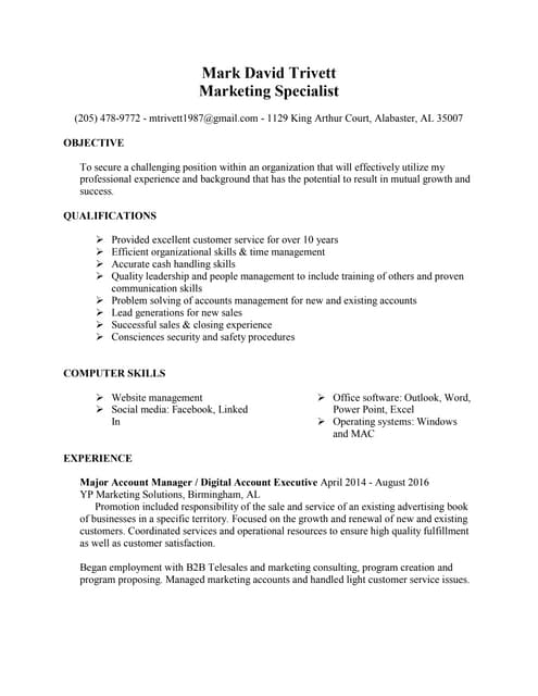 Maria's resume | PDF