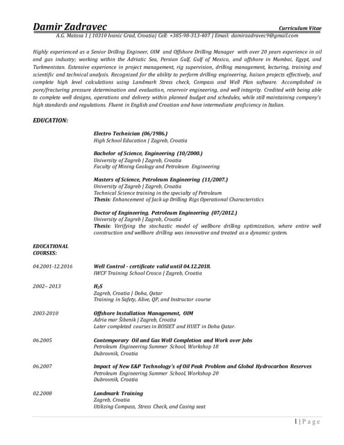 RESUME SAMI RASSAS | PDF