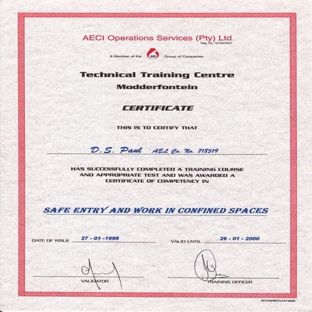 Operator Accreditation Certificate | PDF