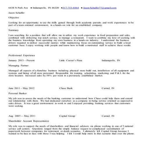 Peter Albarian Resume | DOC