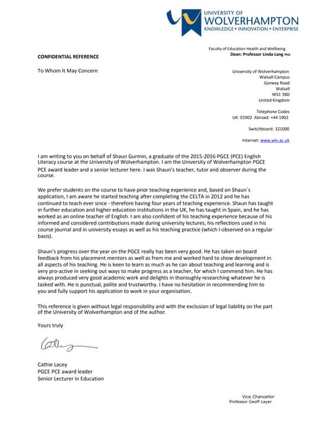Letter from UCL Institute of Education | PDF