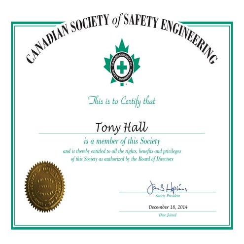 CSSE CERTIFICATE | PDF