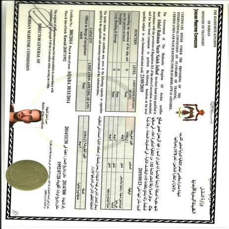 LICENSE-Officer in Charge of Navigational Watch | PDF