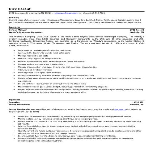 Rick Herauf_Resume 2016 | PDF