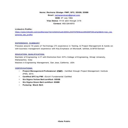 Rachana Resume To be sent | PDF