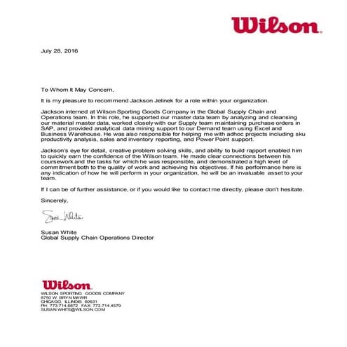 SLP Letter of Recommendation | PDF