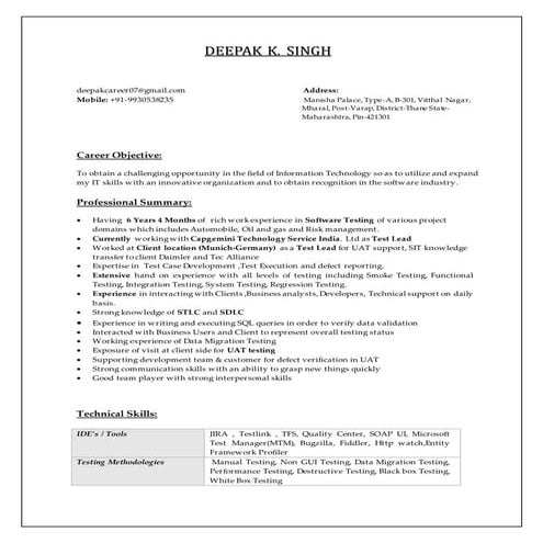 Deepak_Resume | DOCX