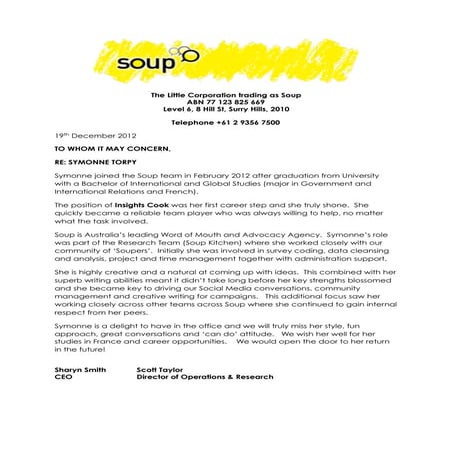 Symonne Reference | PDF