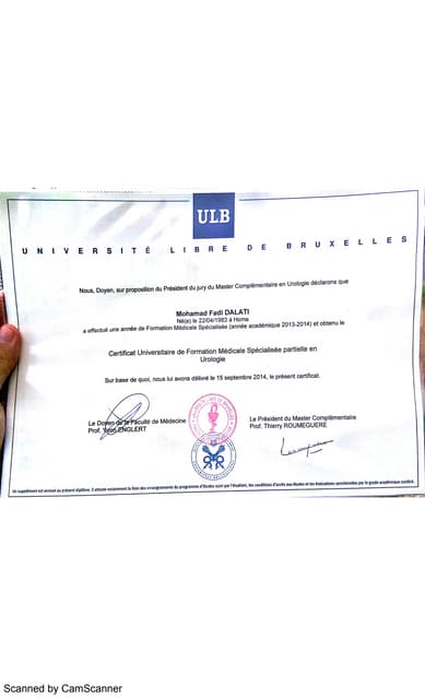 fosfom certificate 2015 | PDF