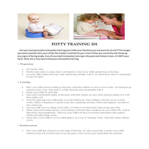 POTTY TRAINING 101 (1) | PDF