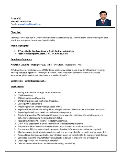 Mohammed Arshad CV | DOCX | Business Accounting & Finance | Business