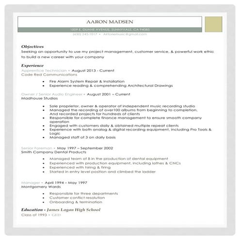 Aaron Madsen-Resume 10-12-4 | PDF