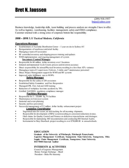 frank resume 2016 n 2 | PDF