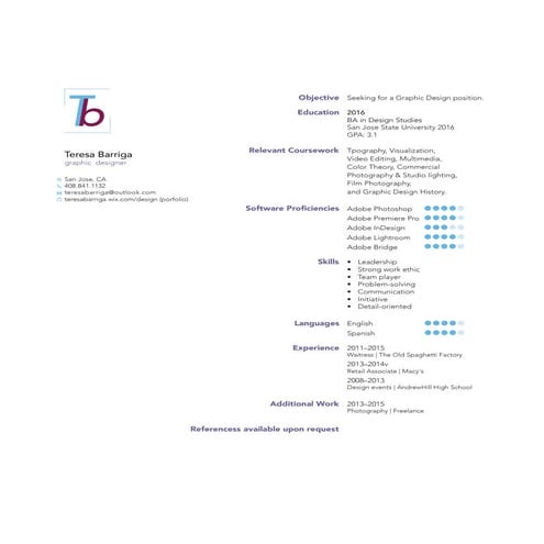 Fred Wang Resume 2016 | PDF