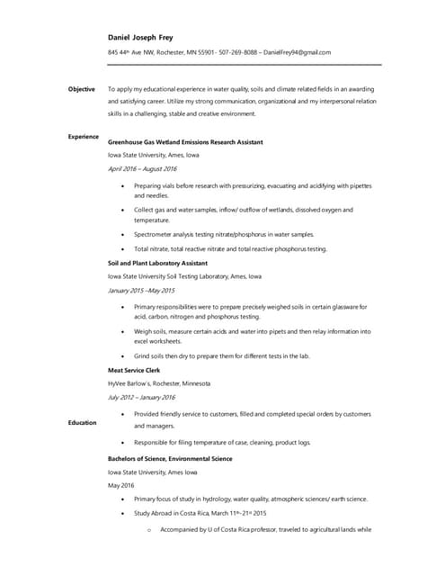 Sean's Resume 2.0 | PDF