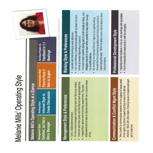 Melanie Mills - Leadership Operating Styles and Expectations | PDF