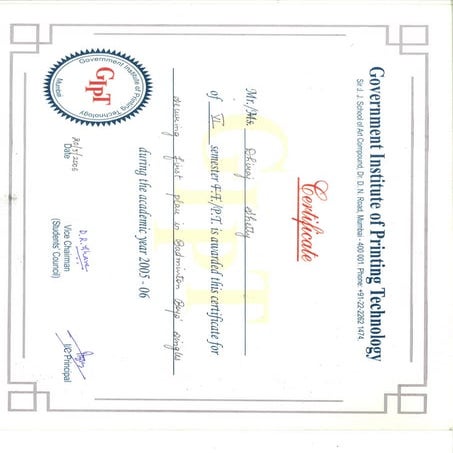 DBM - Welingkar Certificate | PDF