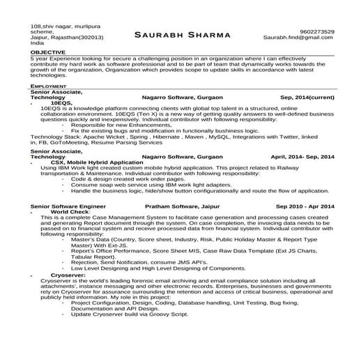 Saurabh Sharma Resume5.2 | DOC
