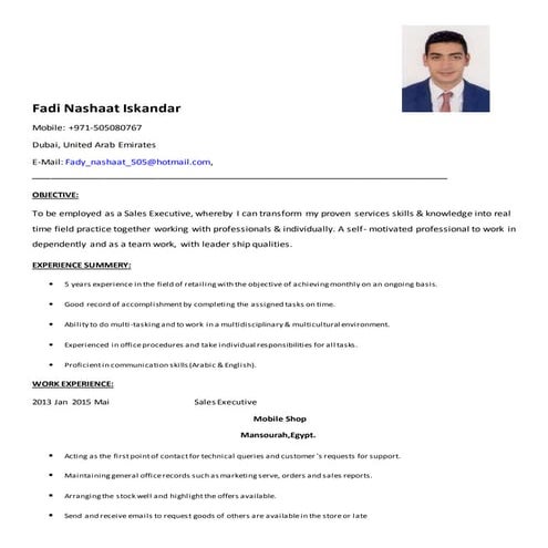 Fady CV | DOCX