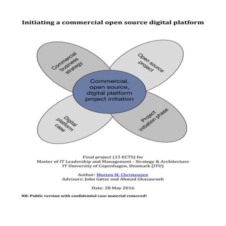 Initiating a commercial open source digital platform (public version) | PDF