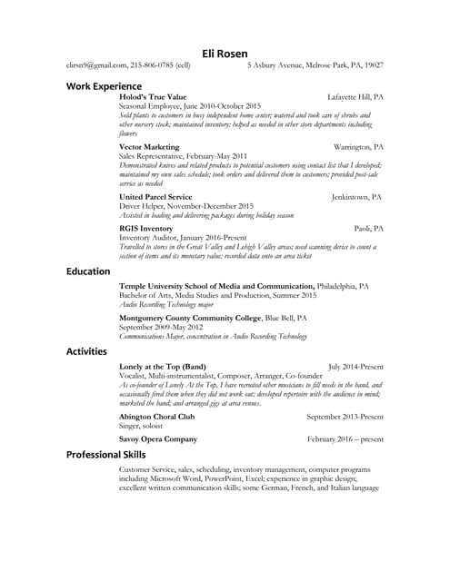 Ann Stewart Murray Resume | PDF