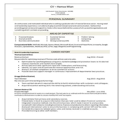 Hamza CV (1) | PDF