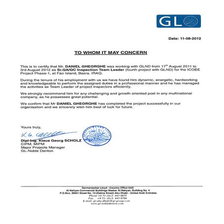 LOR Daniel Georghe | PDF