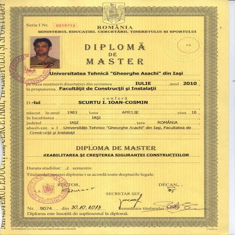 DIPLOMA DE MASTER-SCURTU | PDF