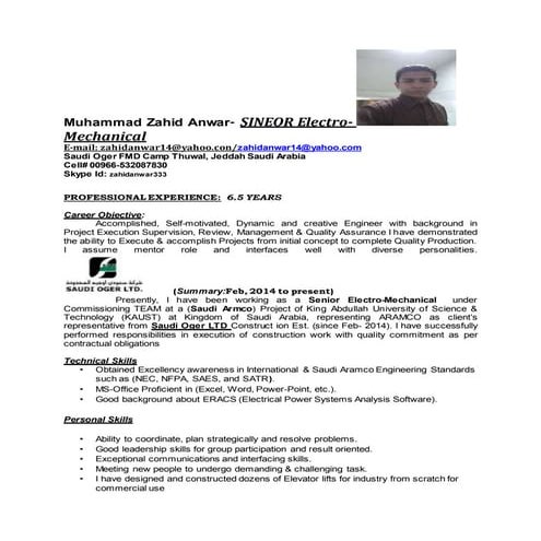 ASSOCIATE ENGINEER ELECTRICAL | DOCX