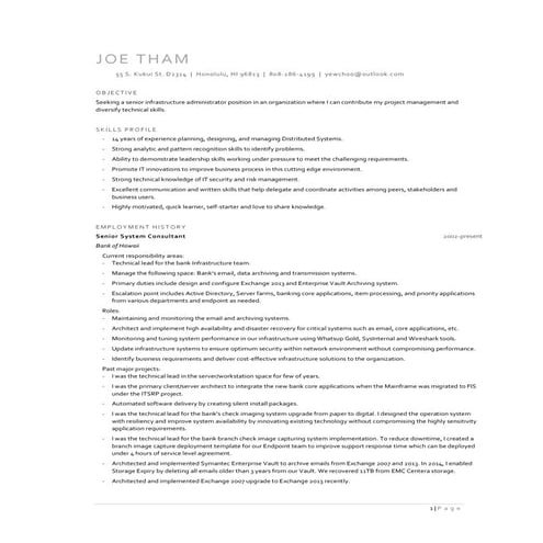 Davids resume 2015 | DOCX