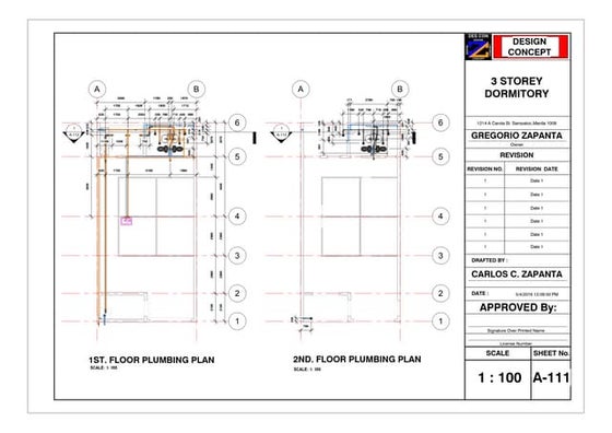 1214 A Carola - Sheet - A-107 - CROSS SECTION | PDF