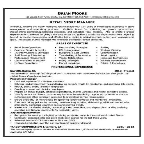 Brian Moore Resume 2016 | DOCX