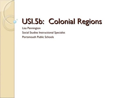 3 regions of colonies | PPT