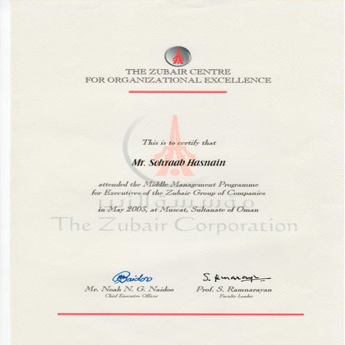 ZA MM Certificate | PDF