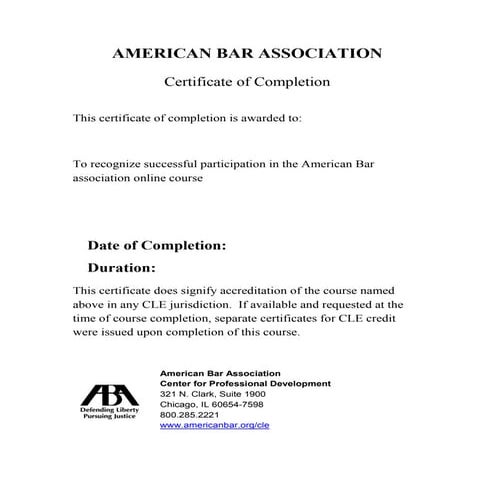 MCLE Completion | PDF