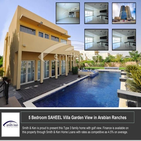 5 bedroom saheel villa garden view in arabian ranches 11169 sq ft | PPT