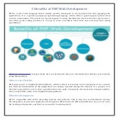 5 benefits of php web development